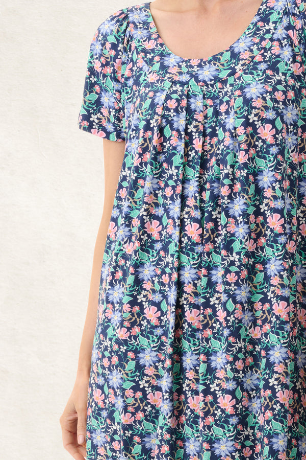 6PP12T - Tammy Short Sleeve Short Nightie - Givoni Australia